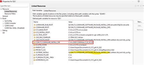 TMS F P SJ CCS Show Different Variables In Different Launches TI C WARE