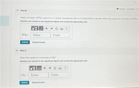 Solved Consider The Following Reaction Pcl5 G Pcl3