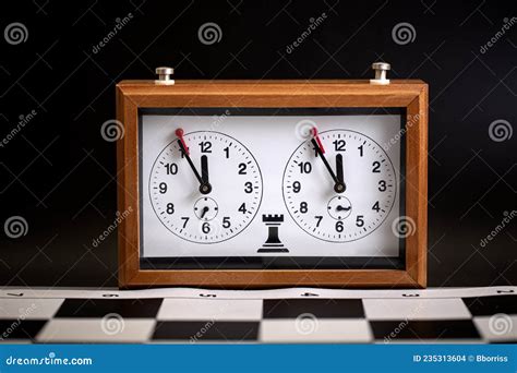 Classic Mechanical Chess Clock On Wooden Chess Board Selective Focus Stock Photo Image Of Classic Mechanical Chess Clock On Wooden Chess Board Selective Focus Stock Photo Image Of