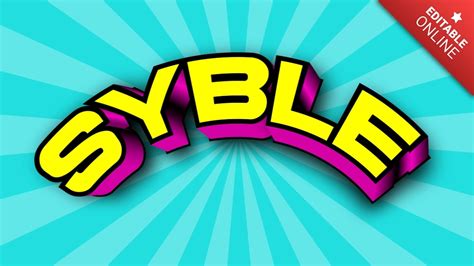 Syble Text Style Effects Generator