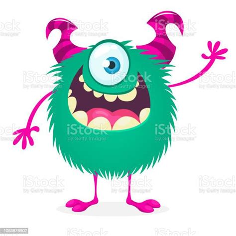 만화 한 눈을 가진 괴물입니다 벡터 일러스트입니다 할로윈 디자인 Bigfoot에 대한 스톡 벡터 아트 및 기타 이미지 Bigfoot 갈고리 발톱 공휴일 Istock