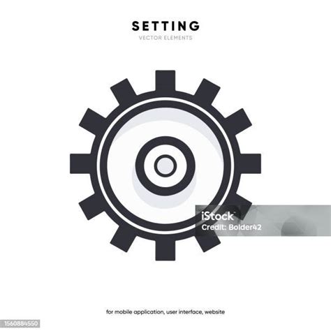아이콘 벡터 설정 도구 톱니바퀴 기어 사인은 흰색 배경에 고립되어 있습니다 도움말 옵션 계정 개념 그래픽 디자인을위한 트렌디 한