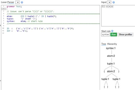 Parsing Alternatives To Antlr 3 For Ll1 Grammar Verification Programming Language Design