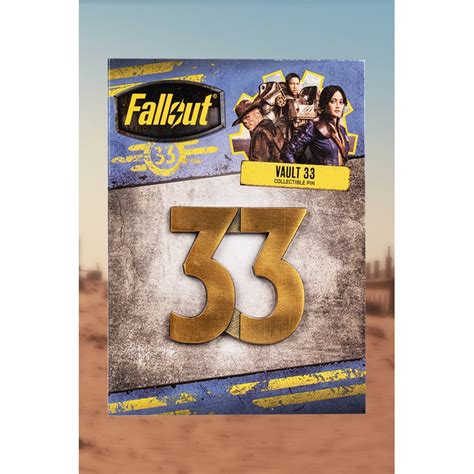 Fallout Vault 33 Pin Elevate Your Collection With Classic Vintage