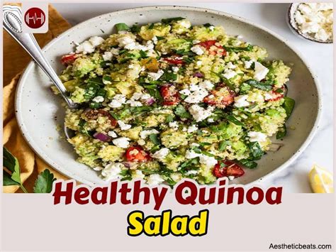 Healthy Quinoa Salad Aestheticbeats