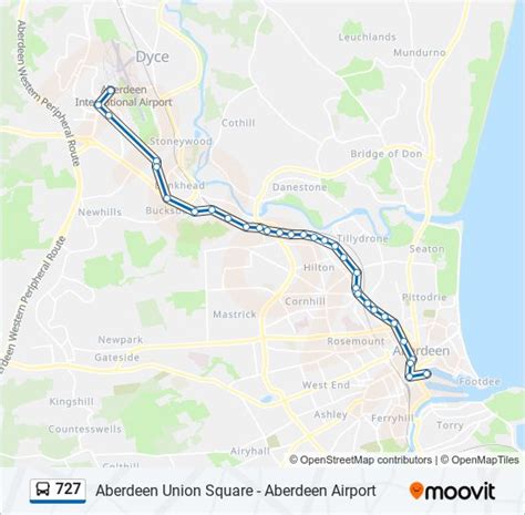 727 Route Schedules Stops And Maps Aberdeen Airport Updated