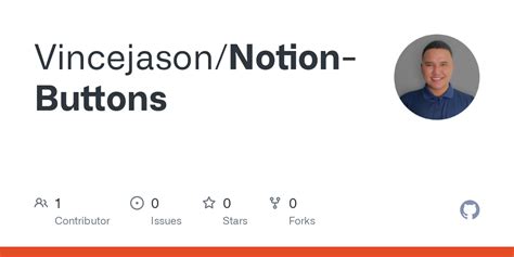Github Vincejasonnotion Buttons