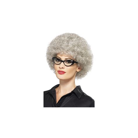 Grijze Oma Pruik Permanent