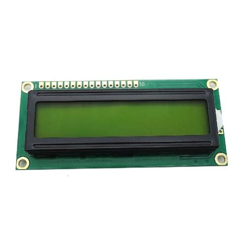 lcd 2x16 1602 lcd display development board yellow green screen