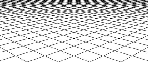 Diagonal Flat Wireframe Grid Checkered Tile Floor Vector Image