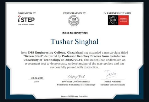 Tushar Singhal On Linkedin Greensteel Sustainability Isteporganization Certification