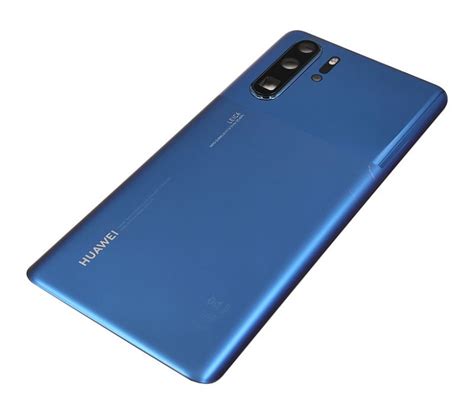 Tapa Trasera Con Cristal Embellecedor Para Huawei P Pro Azul Original