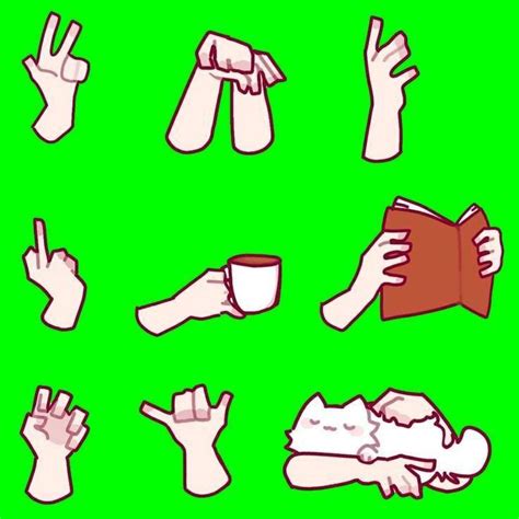 Помощь гачерам 🐥🤙🏻 Hand Drawing Reference Anime Poses Reference