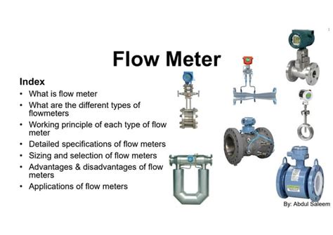 Types Of Flowmeterpdf