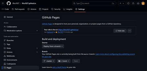How To Create A Website With Github Pages Coding With Khu