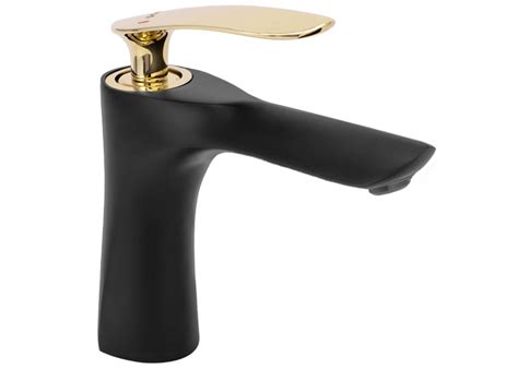 Змушівач для Умивальника Rea Orbit Чорний Золото Низький Rea B2054
