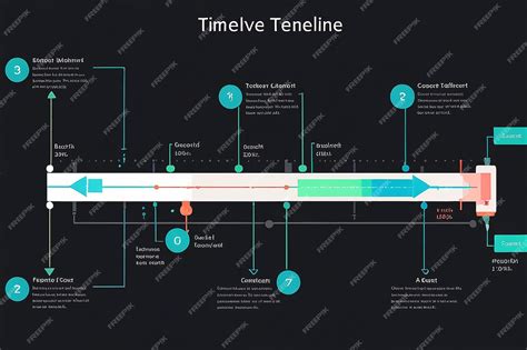 Arrow Diagram Timeline Gantt Chart Templates Premium Ai Generated Image