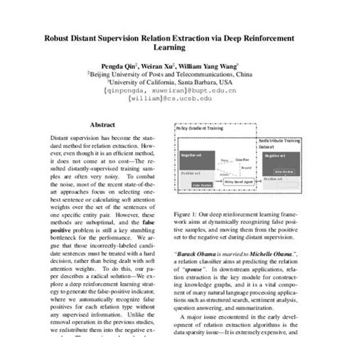 robust distant supervision relation extraction via deep reinforcement