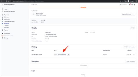 Flask Stripe Subscriptions