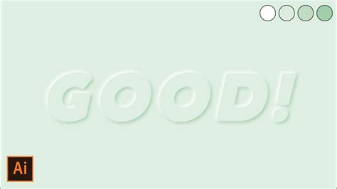 Neumorphism Text Effect In Adobe Illustrator In 2024 Illustration Adobe Illustrator Text Effects
