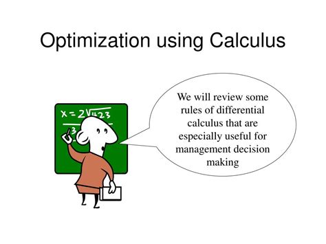 Ppt Optimization Using Calculus Powerpoint Presentation Free
