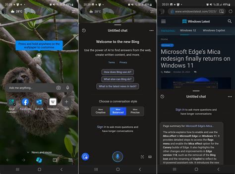 Microsoft Edge Auf Android Testet Großes Ki Upgrade Mit Pdf Copilot Und