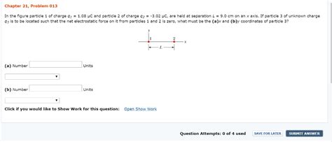 Solved Chapter 21 Problem 013 In The Figure Particle 1 Of Chegg Com
