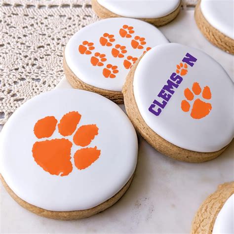 Clemson Tiger Paw Stencil Culinary Crafter Cloos 403 U Stencil A Stencil Universe