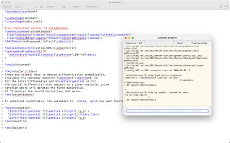 Fonts Sans Serif Partial Derivative Symbol Only In Certain Sections