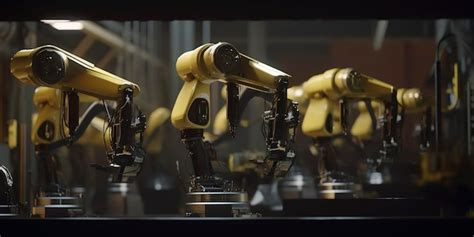 Aidriven Factory Robots Pictures Freepik