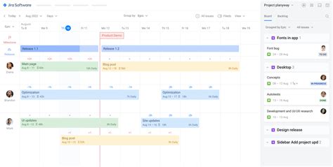 Planyway Team Calendar Capacity Planning In Jira To Schedule Better And Get More Of Your Team