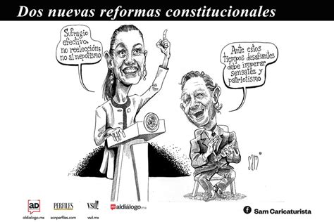 Caricatura Dos Nuevas Reformas Constitucionales