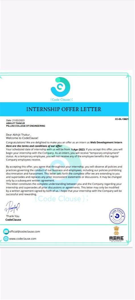 Glad To Start A New Position In Code Clause Thanks For Giving The