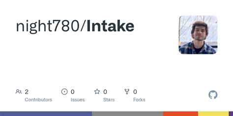 Github Night780intake