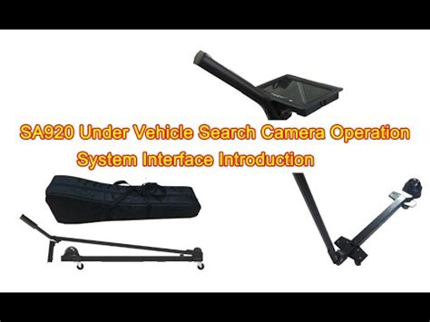 SA920 Search Camera Operation System Interface Introduction YouTube