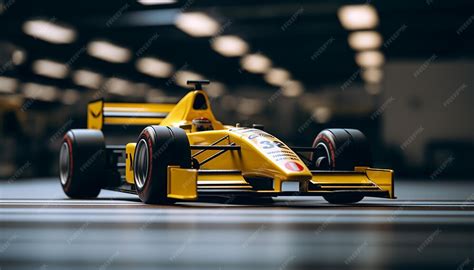 Premium Ai Image A Miniature Formula One Car On Table