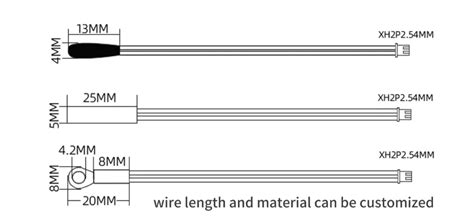 Hcet Ntc Sensor Temperature Controller Negative Thermistor Epoxy Bead Ntc 10k 3435 For