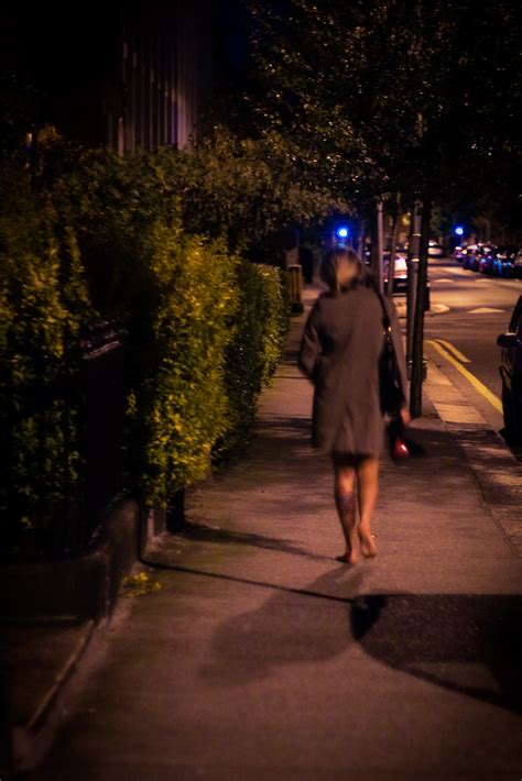 Barefoot City Woman
