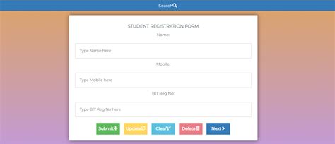 GitHub KavidiDeSilva Studentregistration Php This Project Is A Student Registration Form And