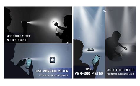 Vbr 300 Light Metercct Metercolor Temperaturetest Lux