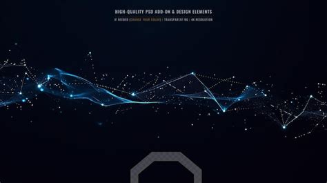 Premium Psd Big Data The Concept Of Network Connectivity Background