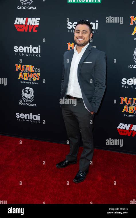 Los Angeles Usa 15 March 2019 Carlos Monroy Arrives At Premiere Event Of Made In Abyss