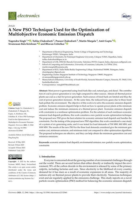 Pdf A New Pso Technique Used For The Optimization Of Multiobjective