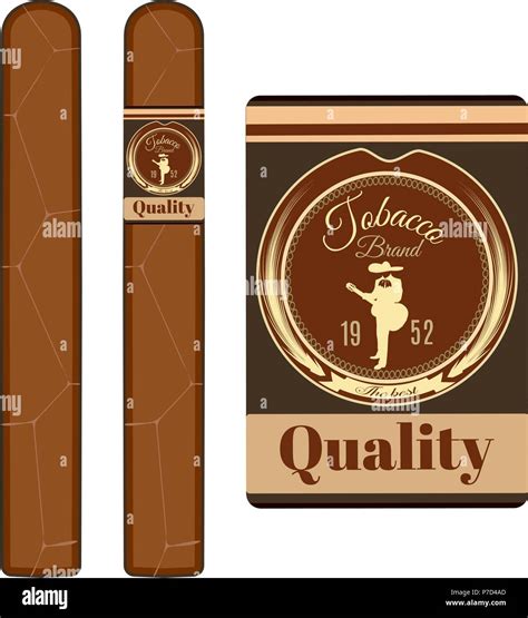 Luxurious Cigars Stock Vector Images Alamy