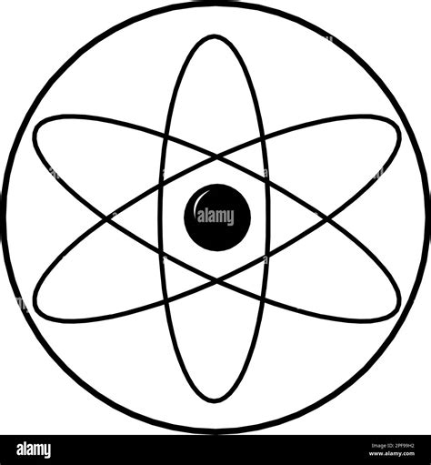 Atom Symbol Atom Icon Vector Illustration Stock Vector Image And Art Alamy