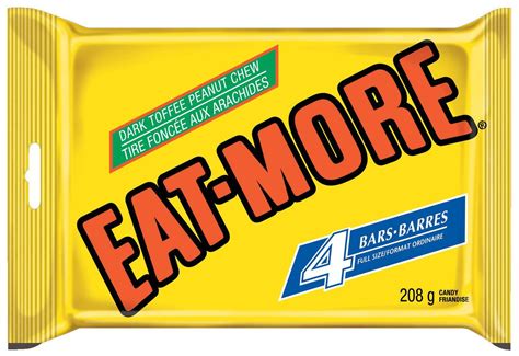Eat More Chocolate Bars 4x52g 52g18 Oz