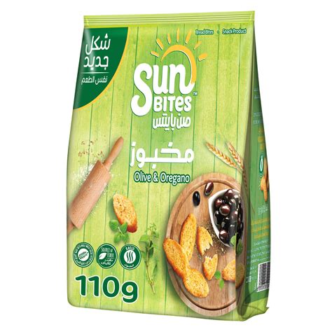 Sunbites Olive And Oregano Bread Bites 110 G Online At Best Price Lulu Kuwait