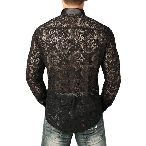 Mens Lace Shirt