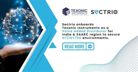 Texonic Instruments On Linkedin Sectrio Onboards Texonic Instruments As Vad For India And Saarc