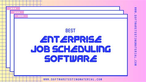 Top 5 Enterprise Job Scheduler Software